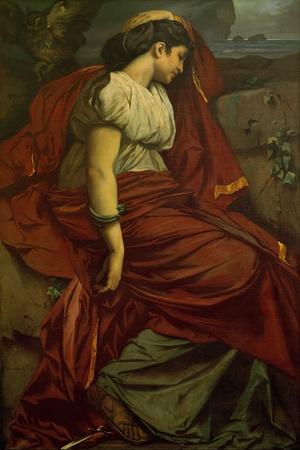 'Medea and the dagger. Medea is Feuerbach's favourite Roman model Nana ...