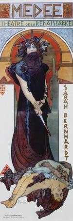 'Médée, Plakat Fuer Sarah Bernhardt Und Das Théatre De La Renaissance ...