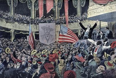 'Meeting of Party Supporting the Candidate Theodore Roosevelt, American ...