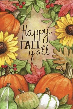 'Pumpkin Face Happy Fall 2' Giclee Print - Melinda Hipsher | AllPosters.com