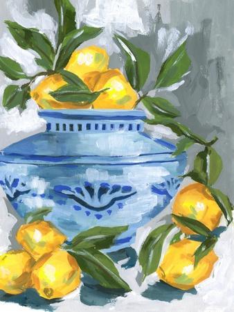 'Indigo & Lemon I' Posters - Melissa Wang | AllPosters.com