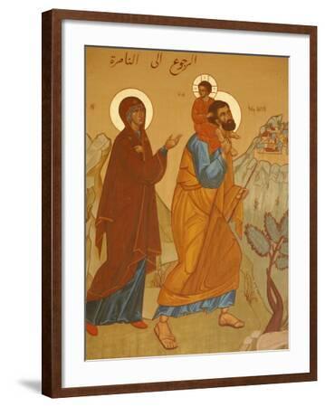 'Melkite Icon of the Holy Family Returning to Nazareth, Nazareth ...
