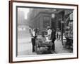 'Men Eating Fresh Clams from a Pushcart Peddler in NYC's Italian ...