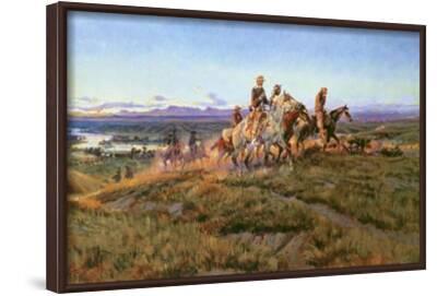 'Men of the Open Range' Art - Charles Marion Russell | AllPosters.com