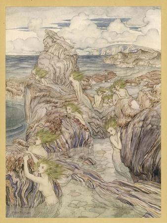 'Mermaid' Prints - Arthur Rackham | AllPosters.com
