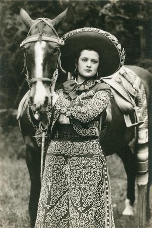 'Mexican Charra with Horse' Prints | AllPosters.com