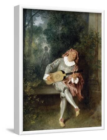 'Mezzetin' Photographic Print - Jean-Antoine Watteau | AllPosters.com