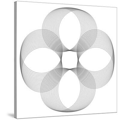 'Lively Graphic - Wave' Stretched Canvas Print - Michael Banks ...