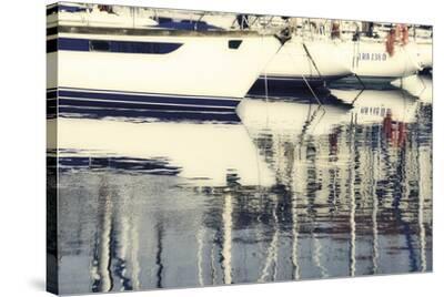 'Mirrored Mooring' Stretched Canvas Print - Michael Banks | AllPosters.com
