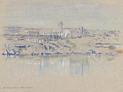 'Old Garrison Buildings, Mahon Harbour' Giclee Print - Michael ...