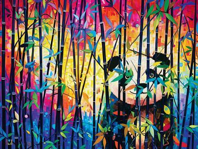 Hide and Seek Panda - Michael David Ward | AllPosters.com