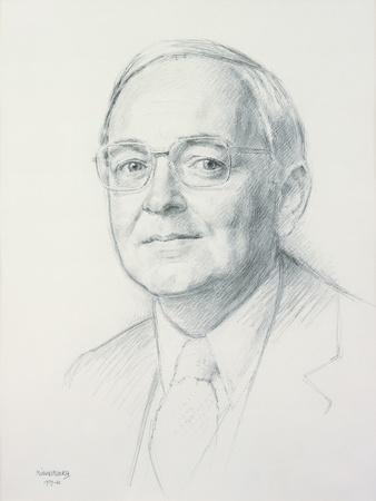 Head and Shoulders of Gary Bennett, 1979-80 (Graphite on Paper) Giclee ...