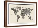 'Cats Map of the World Map' Poster - Michael Tompsett | AllPosters.com