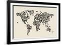 'Cats Map of the World Map' Poster - Michael Tompsett | AllPosters.com