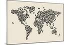 'Cats Map of the World Map' Poster - Michael Tompsett | AllPosters.com