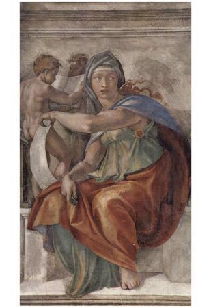 'Michelangelo Buonarroti (Ceiling fresco of Creation in the Sistine ...