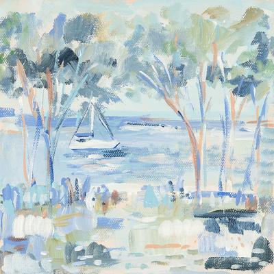 'Boats and Trees 1' Prints - Michelle Brunner | AllPosters.com