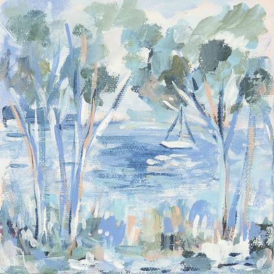 'Boats and Trees 2' Giclee Print - Michelle Brunner | AllPosters.com