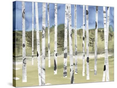 'Birch Way' Stretched Canvas Print - Midori Greyson | AllPosters.com