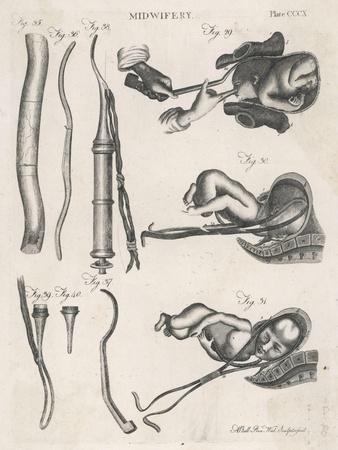 Midwifery in the 18th Century, Tools and Techniques | AllPosters.com