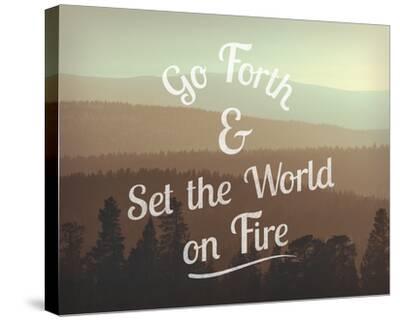 'Go Forth' Stretched Canvas Print - Mikael Svensson | AllPosters.com