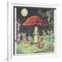 Fairies at Play, a Toadstool Makes a Convenient Merry-Go- Round ...