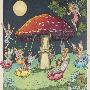 Fairies at Play, a Toadstool Makes a Convenient Merry-Go- Round ...