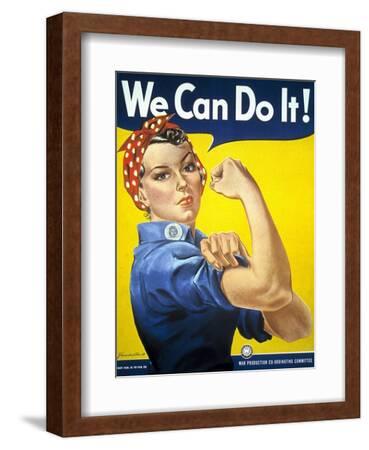 'Military and War Posters: We Can Do It! J Howard Miller, 1942' Prints ...
