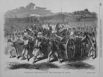 'Military Execution by the English in India.' Giclee Print | AllPosters.com