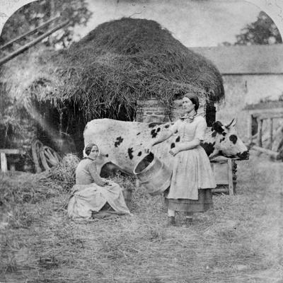 'Milkmaids, 1857' Giclee Print - William Despard Hemphill | AllPosters.com