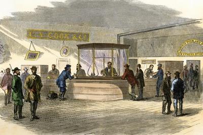 'Miners Bringing their Gold Dust to Cook's Bank, Denver, Colorado ...