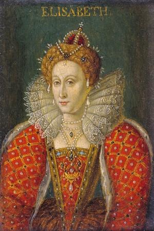 'Miniature Oil Portrait of Queen Elizabeth I of England, 1986 (Photo ...