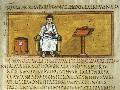 Miniature on Parchment Depicting the Portrait of Virgil, Latin ...