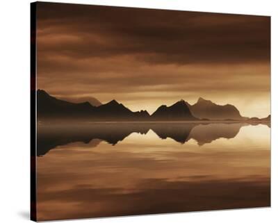 'Mirrored Sea' Stretched Canvas Print - Andreas Stridsberg | AllPosters.com
