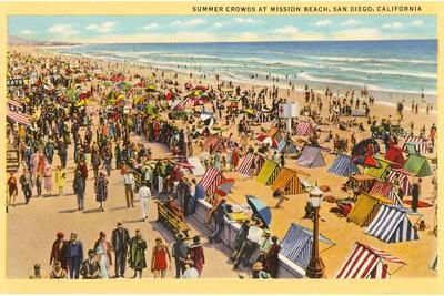 'Mission Beach, San Diego, California' Poster | AllPosters.com
