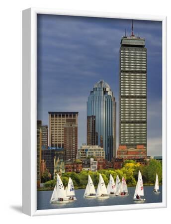 'Mit Sailing Team Practicing in Charles River, Boston, Massachusetts ...