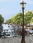 'Old Gas Lamp Post and Bicycles on a Bridge over a Canal in Amsterdam ...