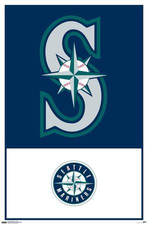 'MLB Seattle Mariners - Logo 22' Photo - Trends International ...
