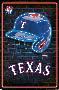 'MLB Texas Rangers - Neon Helmet 23' Prints - Trends International ...
