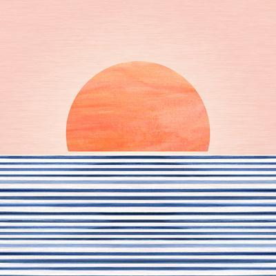'Minimal Sunrise Ii' Prints - Modern Tropical | AllPosters.com