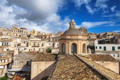 'Modica, Sicily, Italy from the Cathedral of San Giorgio' Photo ...