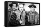 MOE HOWARD; LARRY FINE; CURLY HOWARD; THE THREE STOOGES. "THE THREE ...