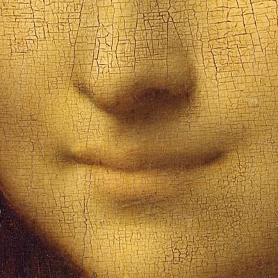'Mona Lisa - Detail of her Smile' Giclee Print - Leonardo Da Vinci ...