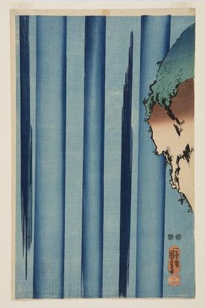 'Mongaku Shonin under the Waterfall (Top) (Colour Woodblock Print ...