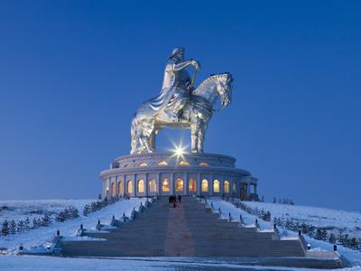 'Mongolia, Tov Province, Tsonjin Boldog, a 40M Tall Statue of Genghis ...