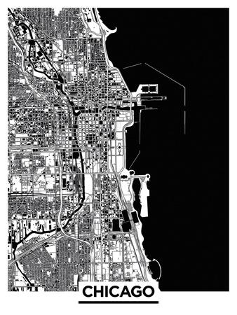 'Monochrome - Chicago' Giclee Print - Olivier Gratton-Gagne ...