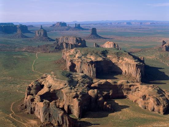 Monument Valley Aerial Arizona Usa Photographic Print Steve Vidler
