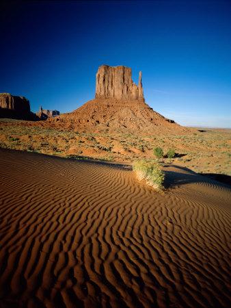 'Monument Valley and Sand Dunes, Arizona, USA' Photographic Print ...