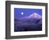 'Moon Rises Over Mt. Hood, Oregon Cascades, USA' Photographic Print ...