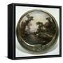 'Moon-Shaped Plate with Landscape, 1890, Ceramics' Giclee Print ...